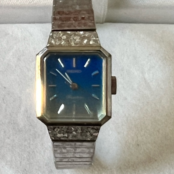 Seiko | Accessories | Just In Vintage Seiko Rainbow White Gold Plated ...